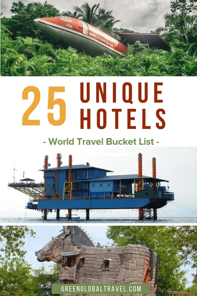 25 Most Unusual & Unique Hotels In the World (World Travel Bucket List)